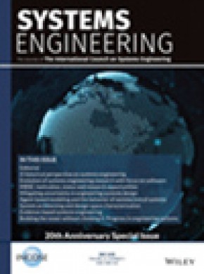 Systems Engineering-SYSTEMS ENG-学术之家